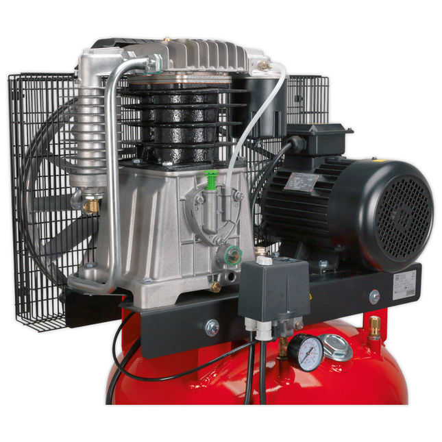 Sealey SACV52775B 29.3cfm 270Litre 7.5HP Vertical Belt Drive Air ...