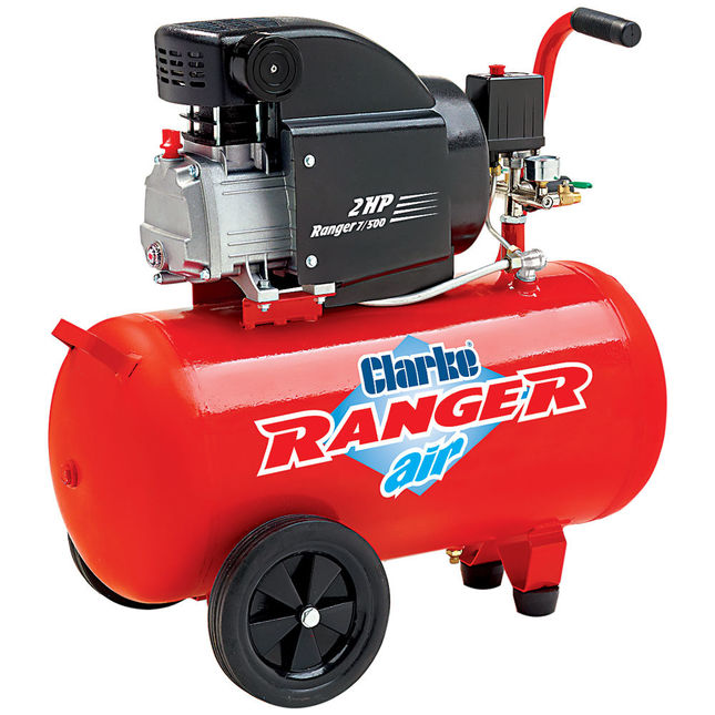 Clarke Ranger 7/500 2hp 50 Litre Air Compressor - Machine Mart