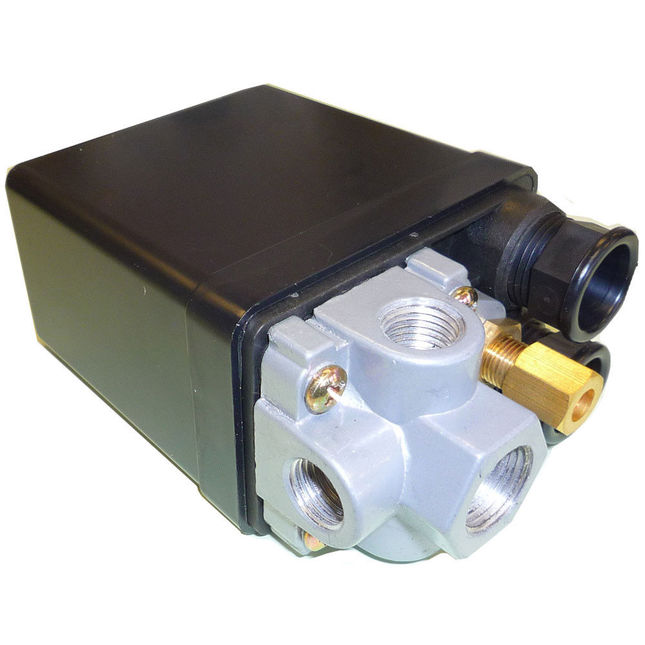 Clarke Pressure Switch 4 Port 20 Amp 1 Phase - Machine Mart