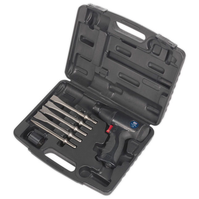 Sealey SA613 Premier Composite Air Hammer Kit - Medium Stroke - Machine ...