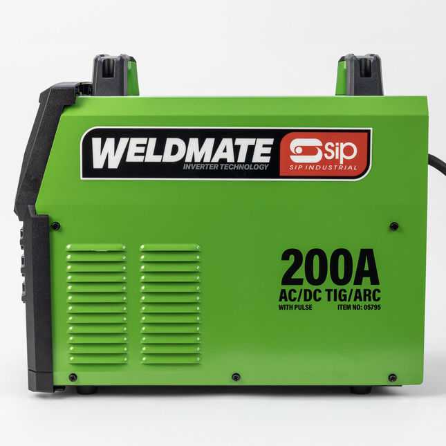 SIP 05795 Weldmate® PRO 200A AC/DC TIG/ARC Welder with Pulse - Machine Mart