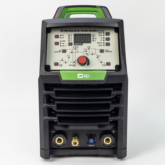 SIP 05795 Weldmate® PRO 200A AC/DC TIG/ARC Welder with Pulse - Machine Mart