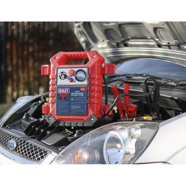 Sealey RS125 3000A 12V/24V RoadStart® Emergency Jump Start - Machine Mart