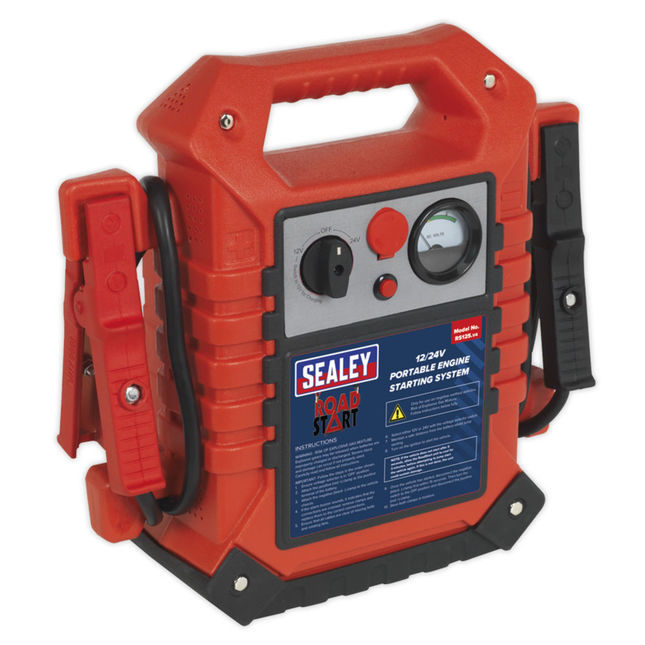 Sealey RS125 3000A 12V/24V RoadStart® Emergency Jump Start - Machine Mart