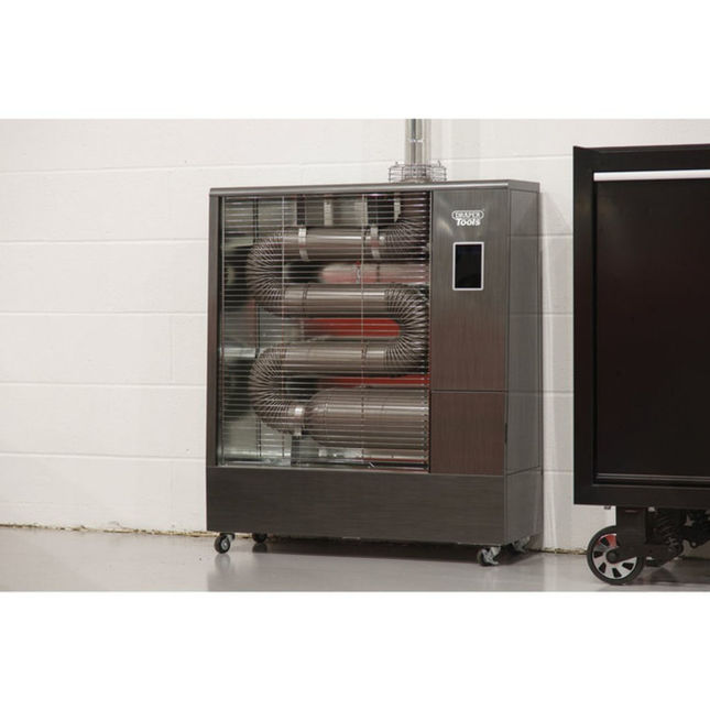 Draper Tools 15.1kW Far Infrared Diesel Heater with Flue Kit (230V ...