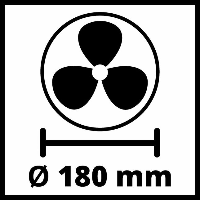 Einhell Power X-Change GE-CF 18/2200 Li 180mm 18V Cordless Fan (Bare ...