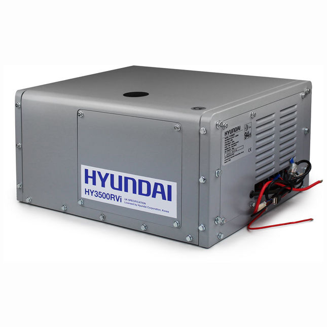 Hyundai HY3500RVi 3500W Motorhome Leisure Petrol Generator - Machine Mart