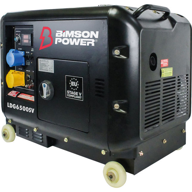 Warrior LDG6500SV Diesel Generator - Machine Mart