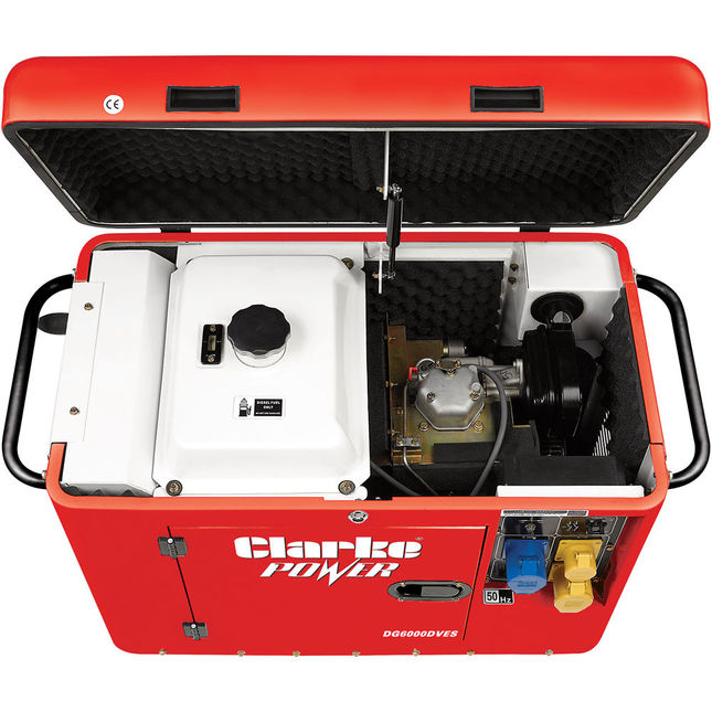 Clarke DG6000DVES 5kVA Diesel Generator - Machine Mart