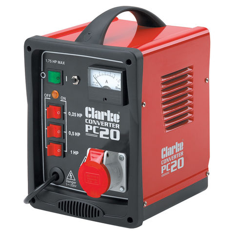 Clarke PC40 230V to 400V Phase Converter (3.5HP) - Machine Mart ...