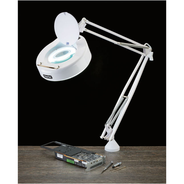 Clarke SAM100B Desk Mounted Magnifying Lamp - Machine Mart