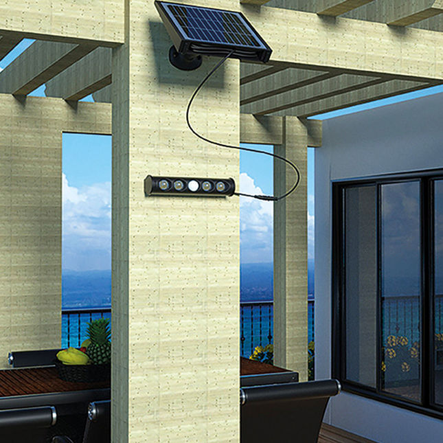 Nightsearcher Nexsun-Corsican Solar Powered 950 Lumen Security Light ...