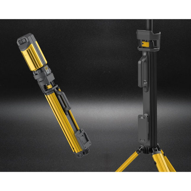 NightSearcher Tower Pro-5K – 5000 Lumen Collapsible Rechargeable + AC ...