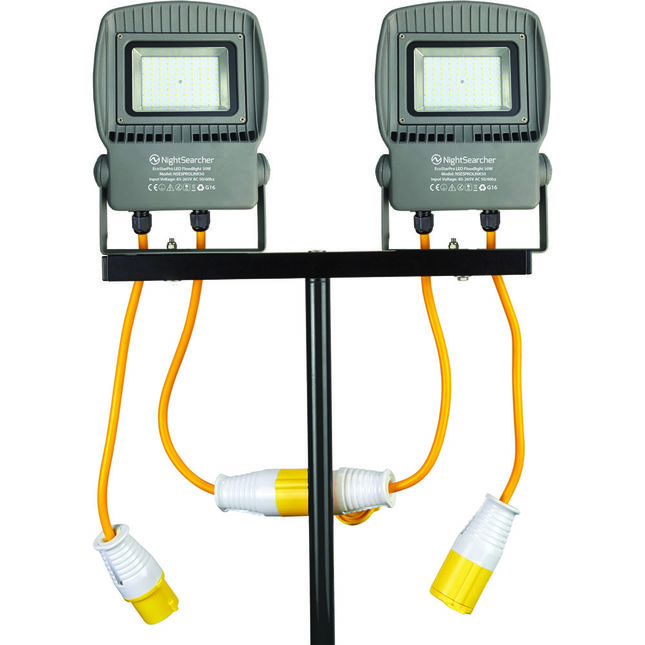 Nightsearcher Ecostar Pro Link 50W AC Dual Voltage LED Floodlight (110 ...