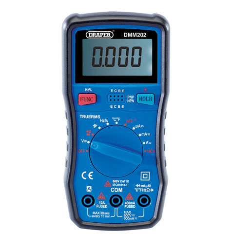 Clarke CDM45C 11 Function Digital Multimeter with Temperature Probe ...
