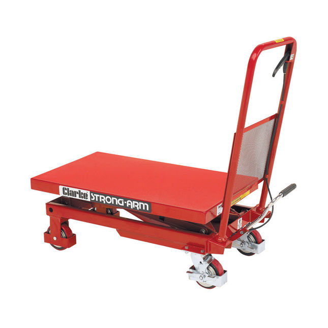 Clarke Strong Arm HTL500 - 500kg Hydraulic Lifting Table - Machine Mart