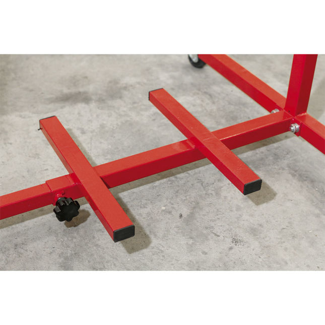 Sealey MES02 Motorcycle Engine Stand - Single/ Twin Cylinder - Machine Mart