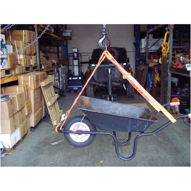 Lifting and Crane 3 Leg Wheelbarrow Webbing Sling - Machine Mart
