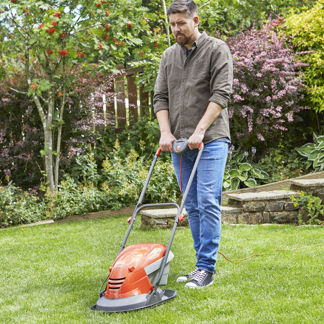 Flymo Hover Vac 250 25cm (10") Electric Hover Collect Lawnmower (230V ...