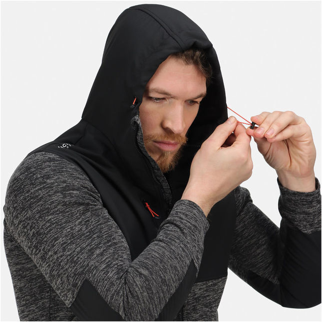 Regatta Heist Hybrid Jacket (AshMarl/Black) - Machine Mart