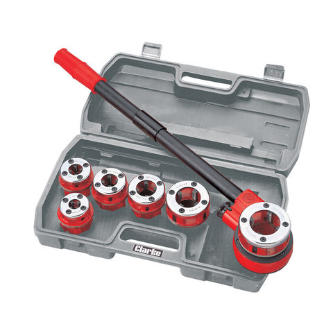 Draper 7 Piece Metric Ratchet Pipe Threading Kit - Machine Mart