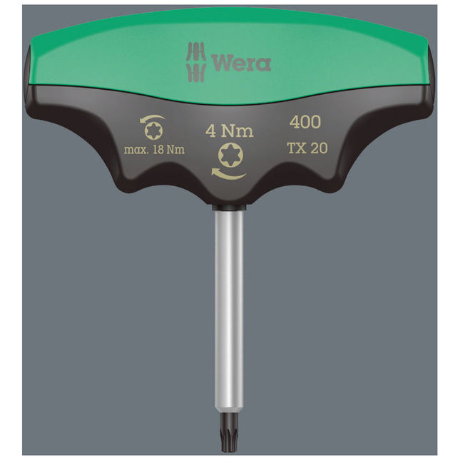 Wera 400 TORX® Pre-set 4Nm Torque Indicator TX 20x60 - Machine Mart