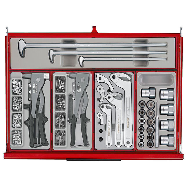 Teng Tools TKS53R1295T 53" PRO35™ Monster Stack 1295 Piece Tool Kit ...