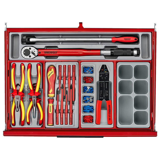 Teng TKS26R1033T 26" PRO35™ Mega Master 1033 Piece Tool Kit (Red ...