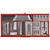 Teng TKW37R663T 37" PRO35™ Roller Cabinet 663 Piece Tool Kit (Red ...