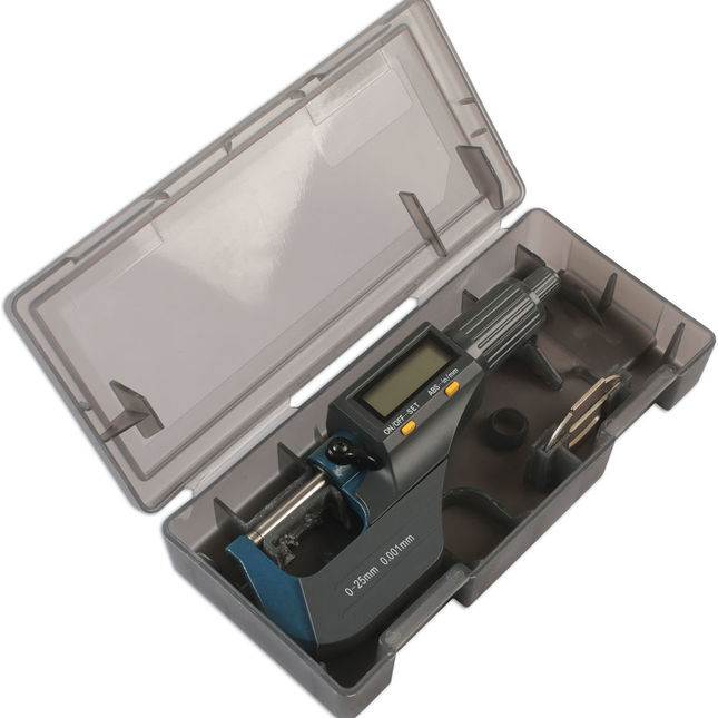 Laser 6221 0-25mm Digital Micrometer - Machine Mart