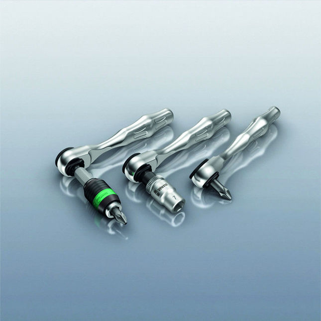 Wera BCBR9SB 10 Piece Zyklop Mini Ratchet & Bit Set - Machine Mart