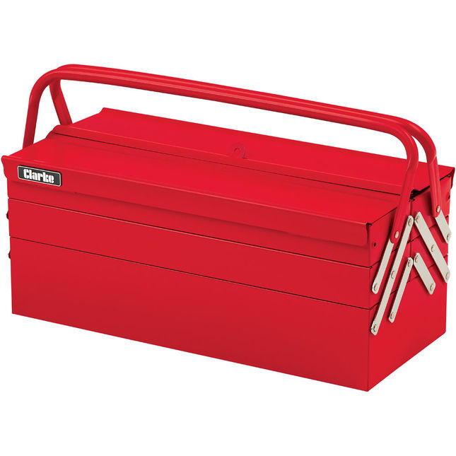 Clarke PRO394 Professional 90 Piece Tool Kit with Cantilever Toolbox ...