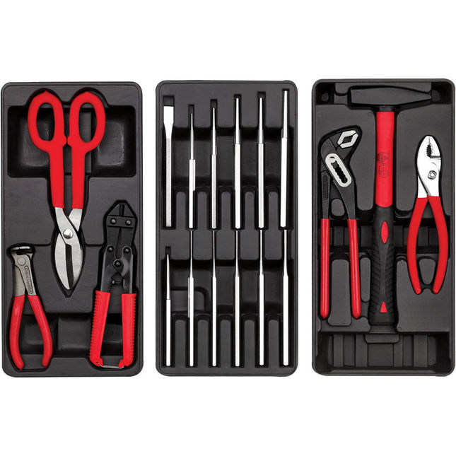 Clarke PRO396 222 Piece Tool Set With 7 Drawer Tool Cabinet - Machine Mart