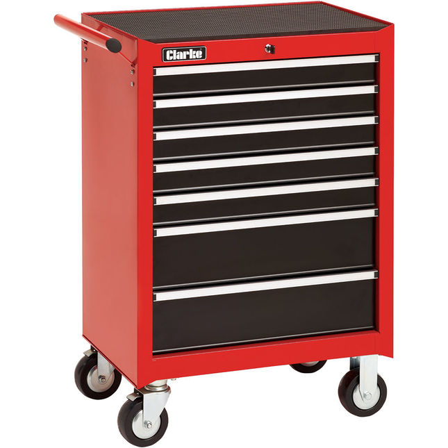 Clarke PRO396 222 Piece Tool Set With 7 Drawer Tool Cabinet - Machine Mart