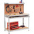 Clarke CWB-G1B Galvanised Workbench with Pegboard Back Panel & Large ...