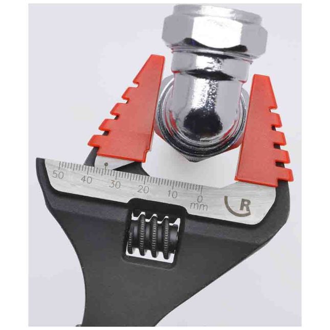 Rothenberger Adjustable Wrench Wide Jaw 10" with Soft Jaw Protector ...