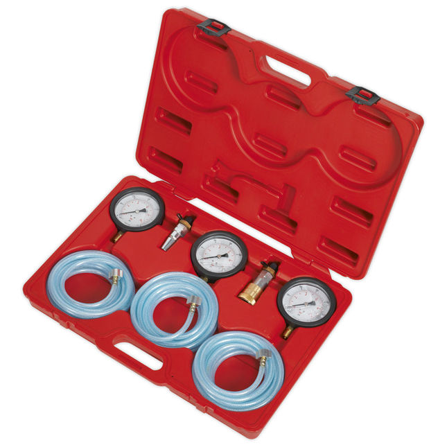 Sealey VS932 Commercial Air Brake Test Gauge Set - Machine Mart