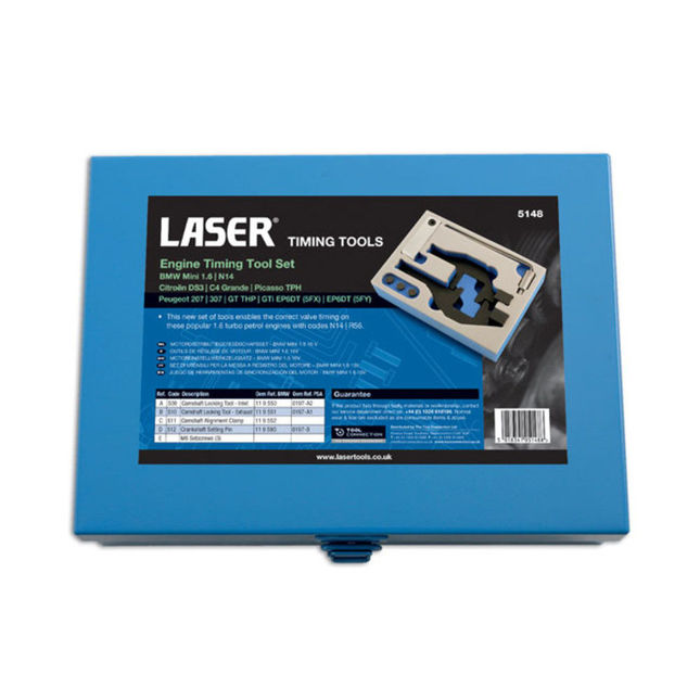 Laser 5148 - Engine Timing Tool For BMW Mini 1.6 Engines. - Machine Mart