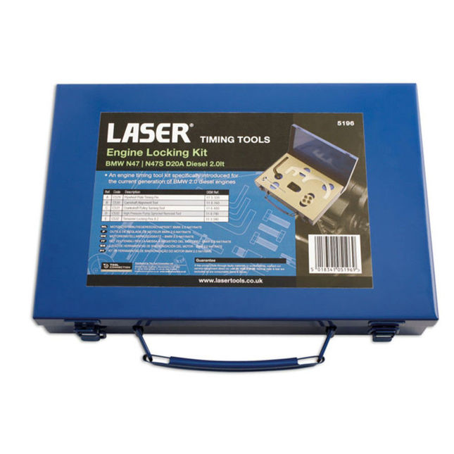 Laser 5196 - Engine Timing Tool Kit For BMW Diesel Engines - Machine Mart