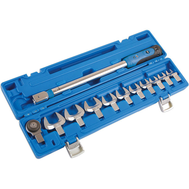 Laser 6112 1/2" Drive Torque Spanner Set 40-200Nm 11 Piece - Machine Mart