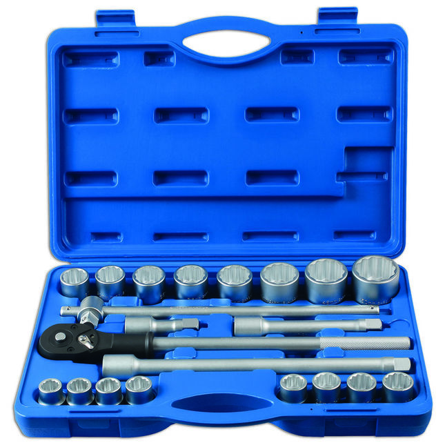 Laser 6854 3/4"Drive 21 Piece Socket Set - Machine Mart