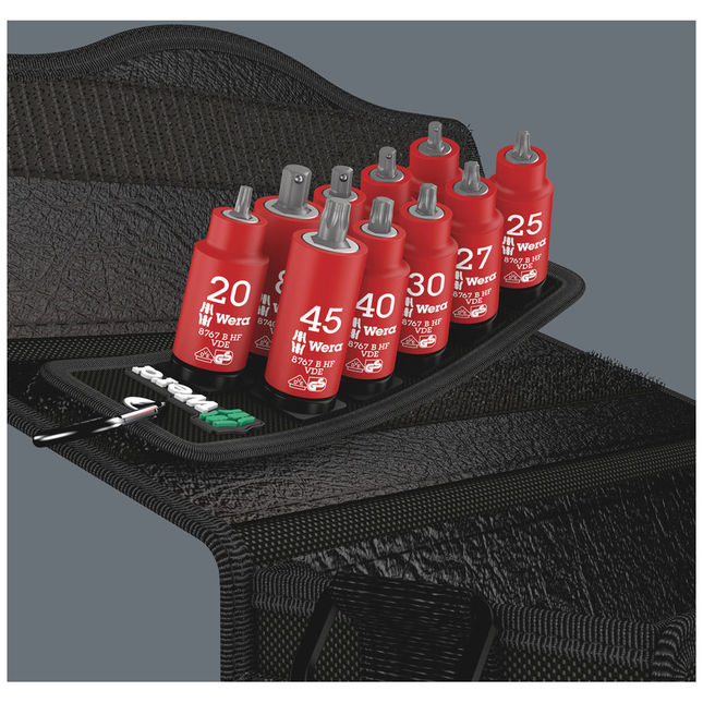 Wera Belt B VDE 1 Zyklop 3/8" Drive Insulated TORX®/Hex-Plus Socket Bit ...