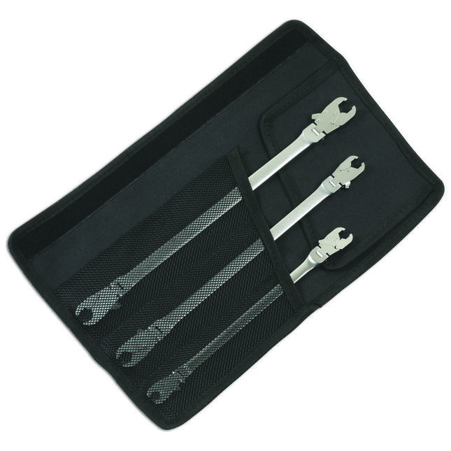 Laser 7379 3 piece 8 - 13mm Flexi-Flare Nut Spanner Set - Extra Long ...