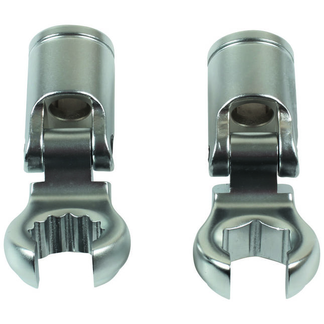 Laser 7720 1/2" Drive 2 Piece 17mm Flexible Crows Foot Spanner Set ...
