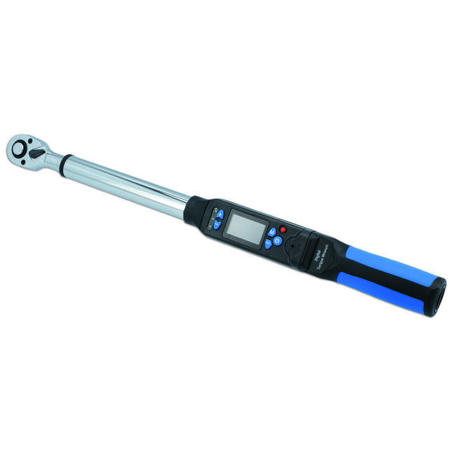 Laser 7908 40-200Nm Digital Torque & Angle Wrench 1/2"Drive - Machine Mart