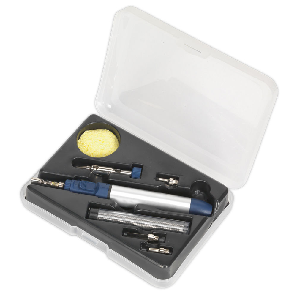 Sealey AK2953 7 Piece Micro Butane Torch Kit Machine Mart