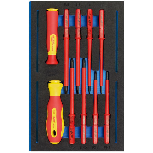 Draper Draper IT-EVA12 VDE Ergo Plus 10 Piece Screwdriver Set
