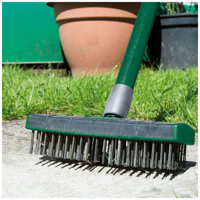 Draper Paving Brush Set with Twin Heads and Telescopic Handle - Machine ...