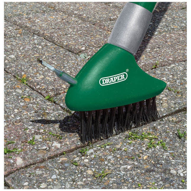 Draper Paving Brush Set with Twin Heads and Telescopic Handle - Machine ...