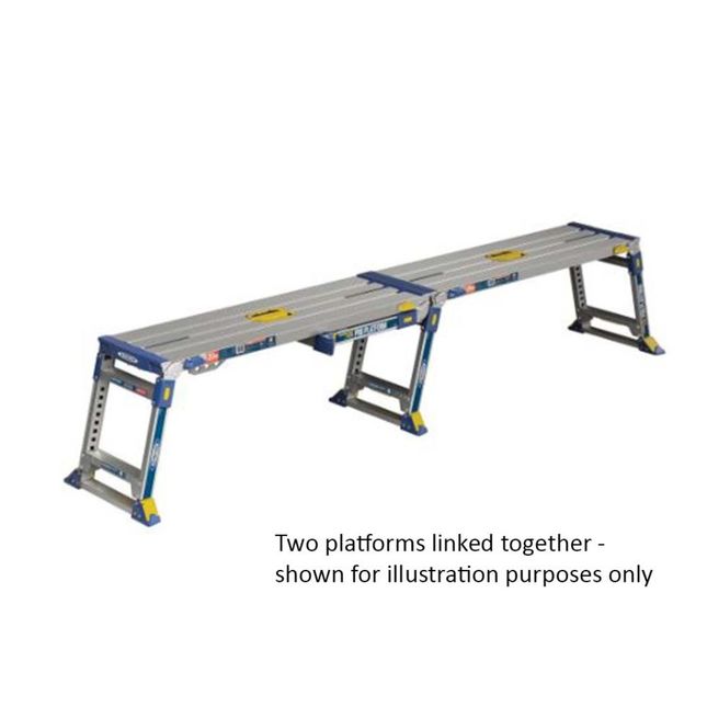 WERNER Adjustable linking PRO Work Platform - Machine Mart